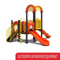 China Amusement Equipment Plastic Slide Outdoor Playground Custom Swing Set Kids for sale