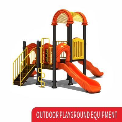 China Amusement Equipment Plastic Slide Outdoor Playground Custom Swing Set Kids for sale