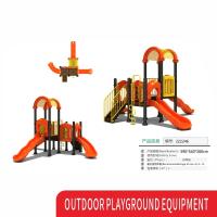 China Amusement Equipment Plastic Slide Outdoor Playground Custom Swing Set Kids for sale