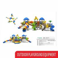 China Playground Plastic Sliding Children Toys Kids Outdoor Slide And Swing Set for sale