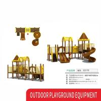 China Kids Steel Pipe Swing set Plastic Outdoor Playground Equipment With Slide And Swing for sale