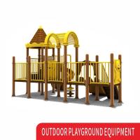 China Kids Steel Pipe Swing set Plastic Outdoor Playground Equipment With Slide And Swing for sale
