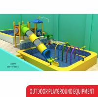 China Pool Park Garden Metal Water Outdoor Kids Playground Slide Commercial Custom for sale