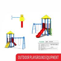 China Custom Children Indoor Outdoor Playground Slide Equipment With Slide And Swing for sale
