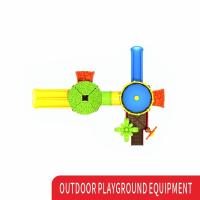 China Custom Outdoor Playground Garden Playhouse Kids Swing Sets Slip N Tube Plastic Slide for sale