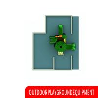 China Colorful And Customized Outdoor Games Kids Playground Equipment With Slide for sale