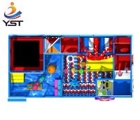 China Children'S Soft Play Area Equipment Large Naughty Fort With Toy Ball for sale