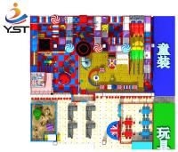 China Residential Large Soft Play Equipment High Temperature Baking Finished Craft for sale