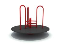 China Mini Turntable Spinning Playground Equipment Non Toxic OEM Accepted for sale