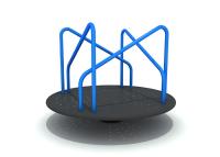 China Mini Turntable Spinning Playground Equipment Non Toxic OEM Accepted for sale