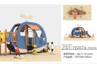 China EN1176 Wooden Playground Equipment Children Wooden Jungle Gym for sale