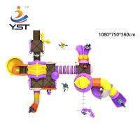 China High quality kids toy outdoor playground plastic combined slides for sale for sale