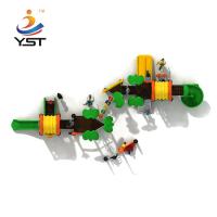China Residential Area Kids Playground Slide Sand Blasting Craft ISO Certification for sale