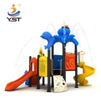 China Most popular children plastic outdoor playground slides for sale