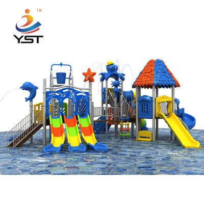 China Most popular children outdoor playground theme combined slide for sale