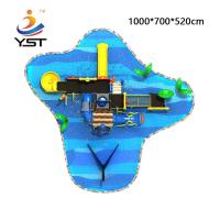 China Giant Water Park Playground Equipment , Plastic Water Slide 560 * 350 * 430 Cm for sale