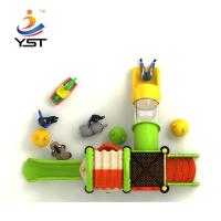 China Anti UV Plastic Kids Playground Slide CE Standard With Stainless Steel Screws for sale