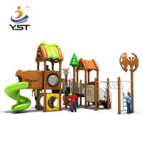 China Kindergarten Childrens Plastic Slide , Durable Toddler Swing And Slide Set for sale