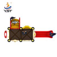 China Sandblasting Inflatable Childrens Plastic Slide Anti Aging for sale