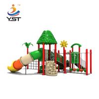 China Children Aluminum Alloy Post Outdoor Plastic Slide Kindergarten Equipment for sale