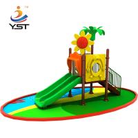 China Customized Outdoor Playground Kids Plastic Slides with 114mm galvanized tube for sale
