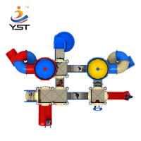 China 12cbm Combination Slide Plastic Playground Equipment Set For Children for sale
