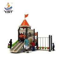 China Outdoor Galvanized Pipe Kids Playground Slide With SS304 Fasteners for sale