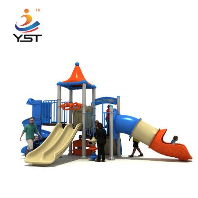 China ASTM PVC Coated Plastic Kids Playground Slide For Children for sale