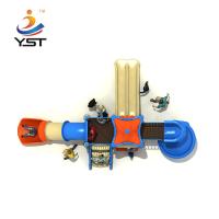 China ASTM PVC Coated Plastic Kids Playground Slide For Children for sale