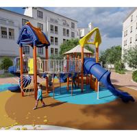 China LLDPE Children Plastic Playground Slide For Physical Fitness Anti Cracking for sale
