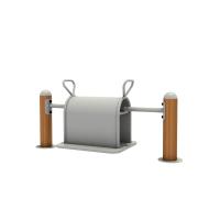 China 114mm Pipe Bodybuilder Impulse Outdoor Park Equipment Galvanized for sale