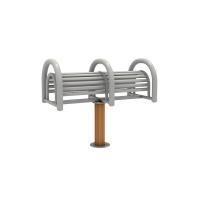 China 114mm Pipe Bodybuilder Impulse Outdoor Park Equipment Galvanized for sale
