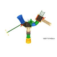 China Children Galvanized Steel Pipe Outdoor Playground Slide Anti crack for sale