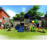 China Indoor Galvanized Steel Pipe Outdoor Plastic Slide For Kids for sale