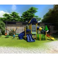 China Indoor Galvanized Steel Pipe Outdoor Plastic Slide For Kids for sale
