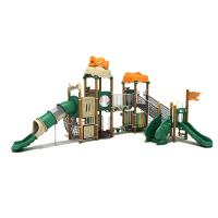 China LLDPE Plastic Material Kids Playground Slide GS Certificate for sale