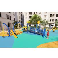 China 304 Stainless Steel HDPE Kids Playground Slide Commercial Use for sale