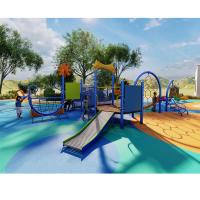 China 304 Stainless Steel HDPE Kids Playground Slide Commercial Use for sale