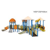 China Theme Park Kids Galvanized Pipe Outdoor Slide Playground Anti Crack for sale