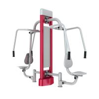 China 201 Stainless Steel Outdoor Workout Equipment Anti Uv Plastic for sale