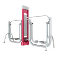 China 201 Stainless Steel Outdoor Workout Equipment Anti Uv Plastic for sale