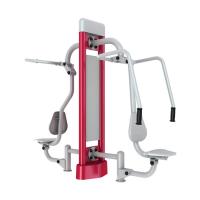 China 114mm Galvanized Steel Outdoor Gym Equipment For Physical Exercises for sale