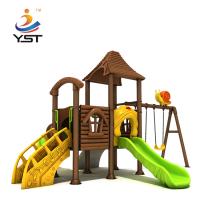 China Plastic Film Combined Kids Playground Slide Outdoor Playground Equipment for sale