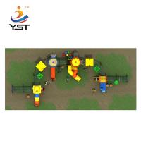 China Hygiene Combination Childrens Garden Slide For Fitness Sports for sale