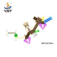 China PVC Foam Kids Playground Slide Combined With Galvanized Pipe for sale