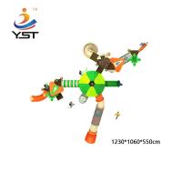 China Kindergarten Plastic Kids Playground Slide Entertaining Combination for sale
