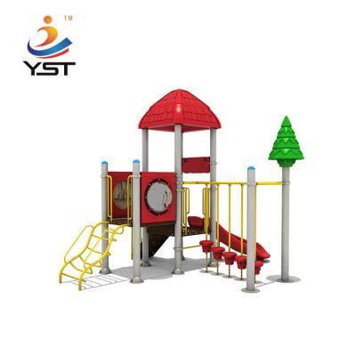 China Adventure Park Amusement Kids Playground Slide With Dia 114MM Columns for sale