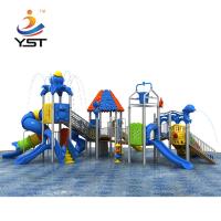 China Anti UV Water Park Playground Equipment Galvanized Sandblasting for sale