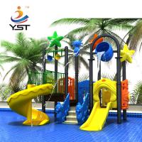 China Powder Coated LLDPE Water Park Playground Equipment Anti Aging for sale