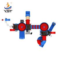 China Castle Series Kindergarten Childrens Garden Slide With 114mm Post for sale